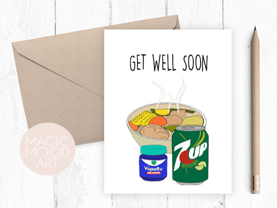 Get Well Soon Card – Magic Mood Art